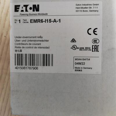 穆勒EMR6-I15-A-1高性能监测继电器原装正品