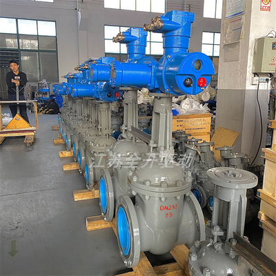 矿用一体式电动闸阀MZ941H-25C DN400 AC660V 带远程控制 煤安型