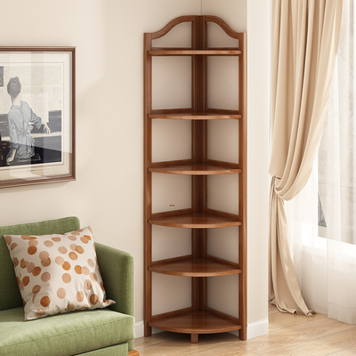 转角置物架客厅三角形落s地墙角墙边靠墙柜厨房三脚架多层收纳层