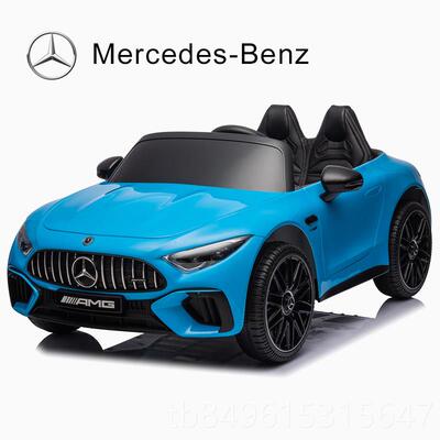 高档梅A德赛斯MG宾士SL6儿童电动3车四轮汽车玩具车可坐人带遥控
