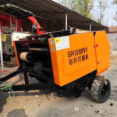 小型玉米秸秆打捆机秸秆粉碎打包机价格麦草秸秆打捆机厂家