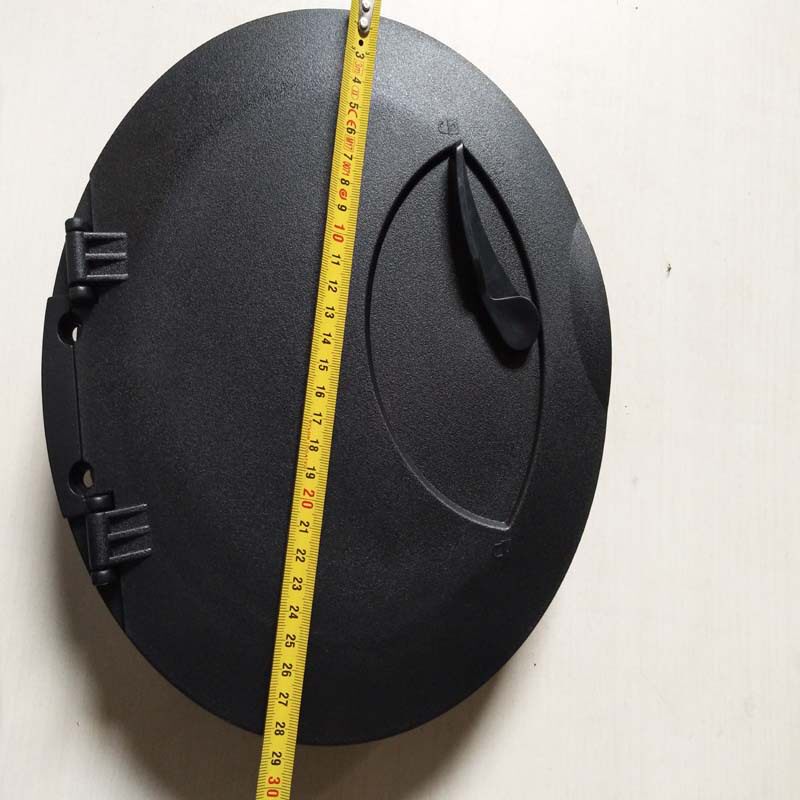 供应其他塑胶零件 装备皮划艇配件配铆钉红色布袋圆形连体9寸舱盖