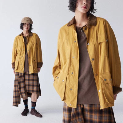 ORIGINAL PEOPLE春季男女山系户外亲子防水翻领工装休闲夹克