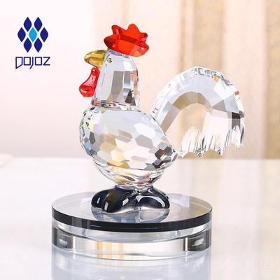 高档汽车装摆件内车饰品摆件水晶鸡十二生肖车载香用水座品车上饰