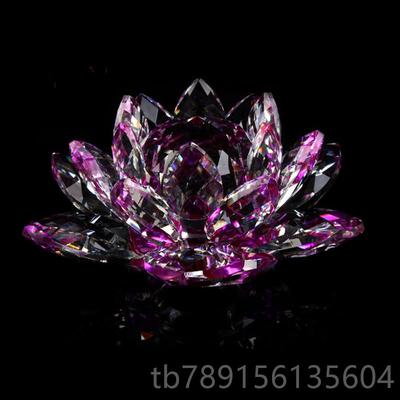 高档可摆件经典水晶莲花内室内佛庙工艺装饰品性时尚车个高档礼爱