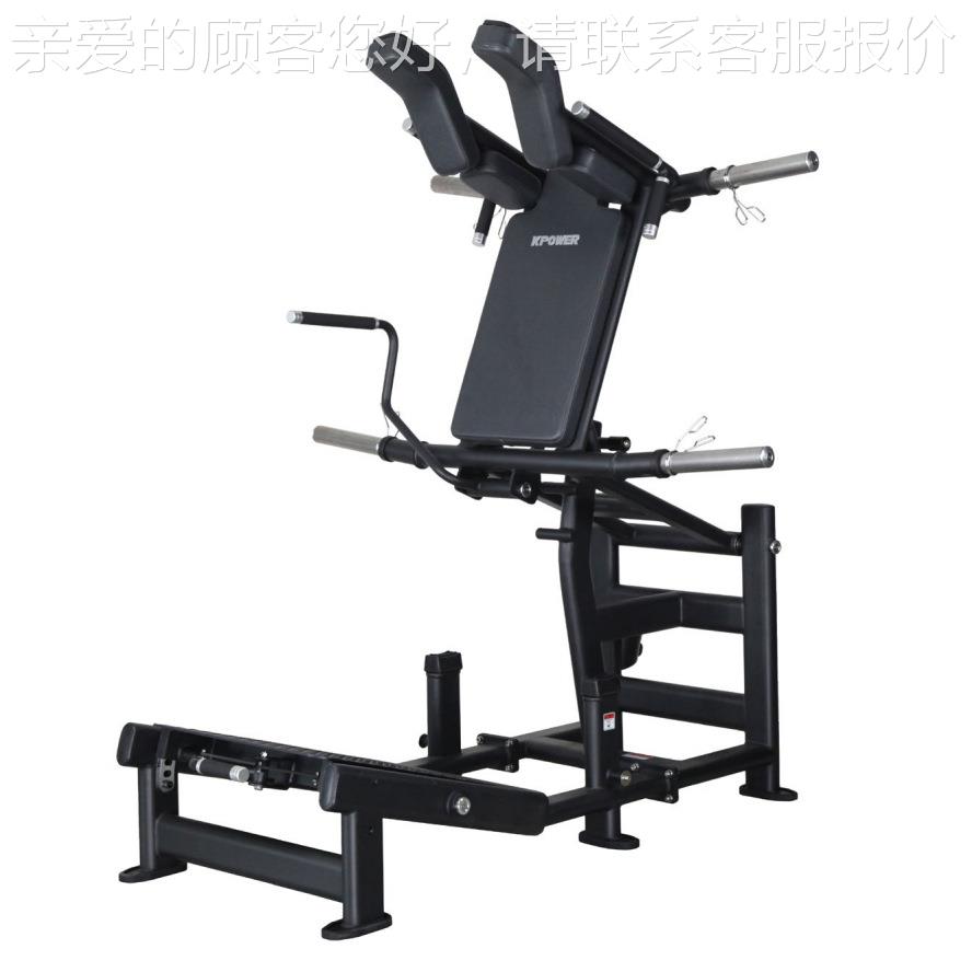 哈克深蹲机腿部力量器械臀部训练器大型健身房用哈克深蹲综合器械