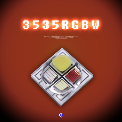 3535RGBW灯珠陶瓷大功率舞台灯珠光源四合一点粉白光贴片灯珠厂家