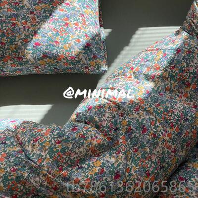 正品Minimalcon花cet早春覆古 碎针织棉四件套p床单