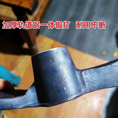 多功能户外镐斧锰钢锻打锄斧头A挖树根专用十字镐锄大号挖冬笋洋