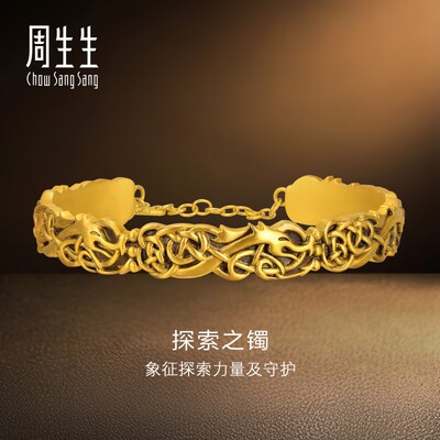 周生生华宇黄金足金酷黑酷黑系列探索之镯91495K计价