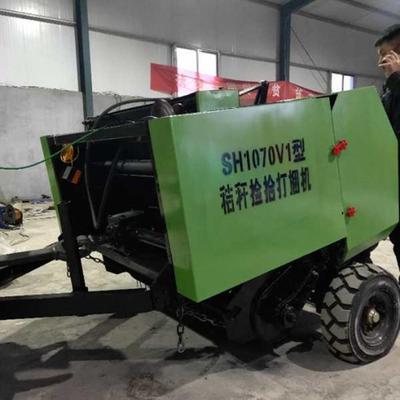 小型玉米秸秆打捆机麦草秸秆打捆机厂家秸秆粉碎打包机价格