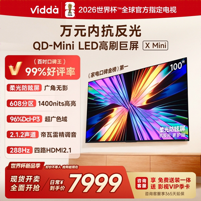 Vidda X Mini 2026款 100英寸海信电视 QD-Mini LED电视机