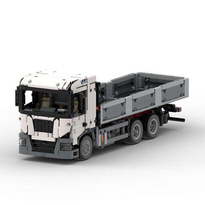 MOC-60643 平板拖车 1665片 电子图纸 拼插积木
