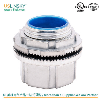 UL&CUL美规美标金属管接头镀锌钢EMT管一头接管子一头接桥架RWH15
