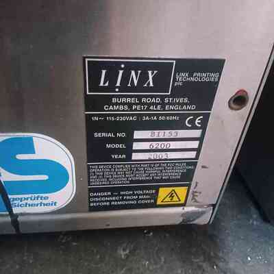 拍前Linx领新达喷码机现货议价