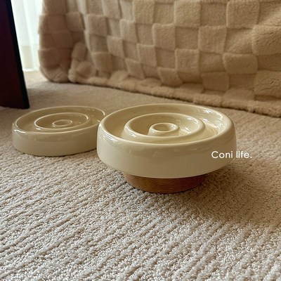 Coni life宠物慢食碗陶瓷猫碗猫咪餐盘防噎缓食狗食盆防打翻粮碗