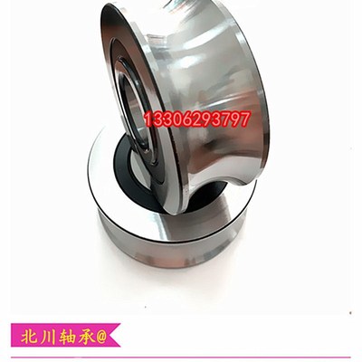 优选双列球导向带u型槽滑轮轴承内径40mm外径98mm外圈厚36mm/38mm