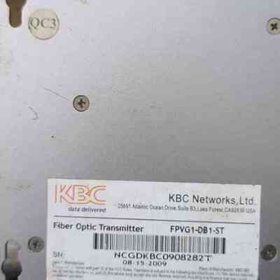 非标价KBC光纤发射机，型号FPVG1-DB1-ST，成色如图，实议价