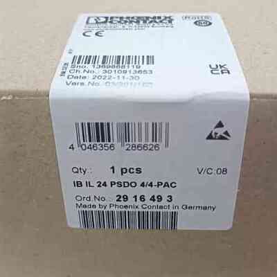 2916493菲尼克斯IB IL 24 PSDO 4/4-P