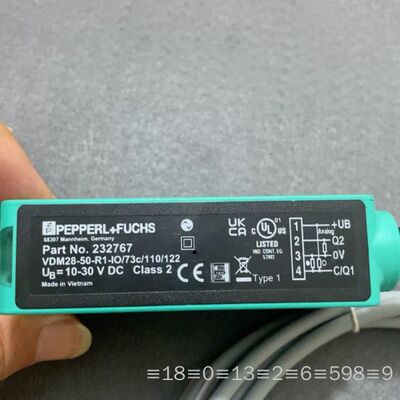 PF激光传感器VDM28-50-R1-IO/73c/议价