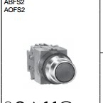 IDEC和泉电气25孔径按钮ABFS211NR 红色