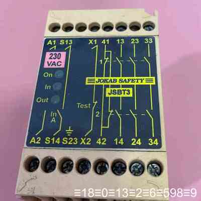 JOKAB安全继电器 JSBT3！230V议价