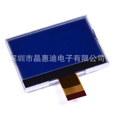 LCM/240128/2.6寸/液晶/显示/屏/COG/蓝底白字/负显/并口/30PIN
