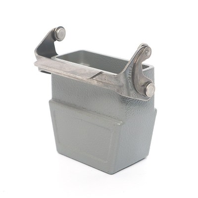 重载工业连接器航空接头 H10A-TBFH-LB 高侧出单孔带扣接插件