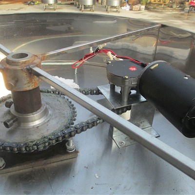 850/820型圆桶烤鸭炉电机2v4v12v100w直流蜗轮蜗杆电动机马达配件