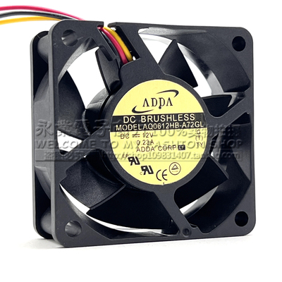原装ADDA AQ0612HB-A72GL 12V 0.23A 6CM 6025光伏逆变器散热风扇