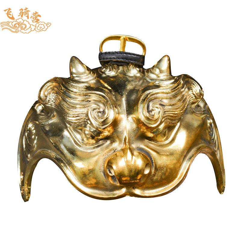 炼铠堂狻猊唐龙角狮肩吞不锈钢材质甲胄铠甲全套盔甲铠甲配饰