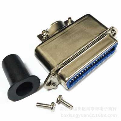 57系列57-40360槽式连接器 36p焊线打印机母头插头插座接口带铁壳