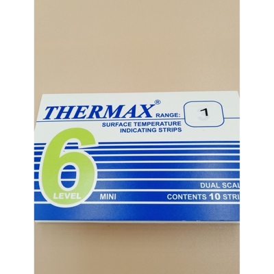 测温纸 6-1 ：29-42度 英国 THERMAX  6格测温试纸