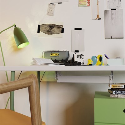 优选ZOMO 实木电动桌理线器免打孔电源线走线理线架