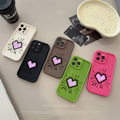 iPhone15GEM邓紫棋爱心14plus适用软一加13糖果16ProMax手机壳苹果12创意IQOOZ10TURBOPRO小清新红米k80ins风