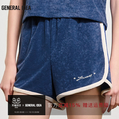 GENERAL IDEA BY BUMSUK 韩国正品 美式撞色运动短裤休闲宽松显瘦