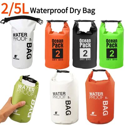 2L/5L Drifting PVC Mesh Bags Lightweight Waterproof Phone Po