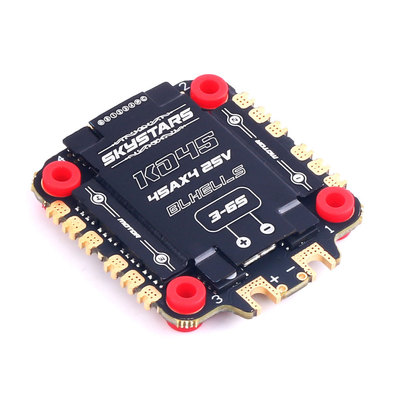 Skystars KO45 45A 3-6S ESC 128K DShot1200 4-in-1 电调 穿越机
