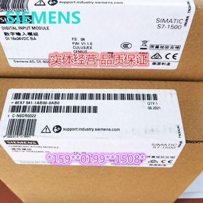 1P 6ES7541-1AB00-0AB0 SIMATIC S7-1500 RS-422/485 HF 通讯模块