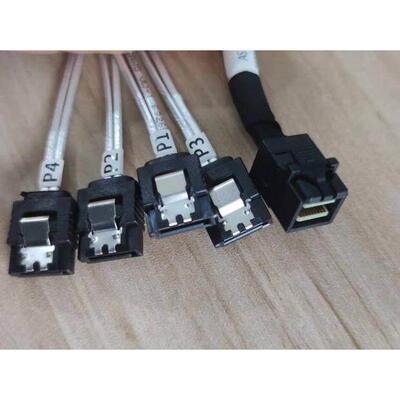 12G MiniSAS HD SFF-8643转4SATA 阵列卡/服务器背板连接线