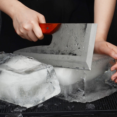 SOING日式酒吧调酒师专业切冰刀大削冰分冰刀冰块碎冰锤凿冰工具