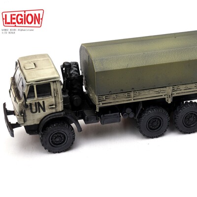 12061LB 1:72 卡玛兹43101阿富汗 静态合金坦克模型