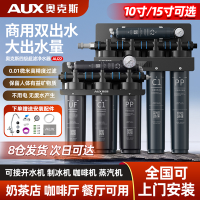 奥克斯商用大流量双出水净水器