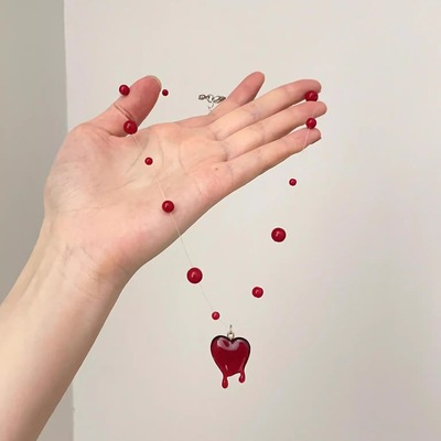 Vintage古着 Drops of blood项链