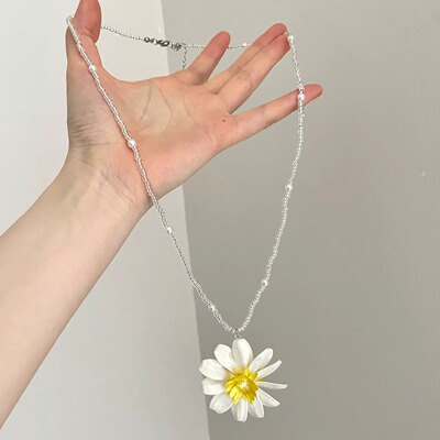 Vintage古着 Daisies in late summer项链