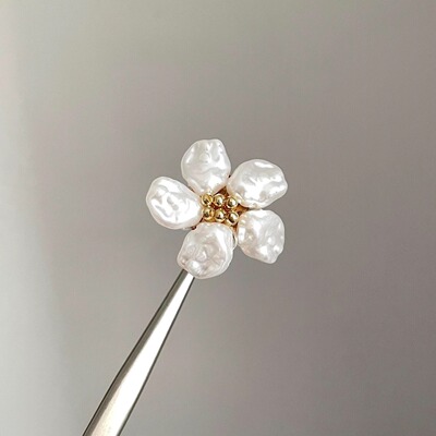 Vintage古着 Shell flowers戒指