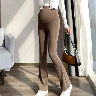 Maternity Pants Pregnant Women Yoga Flared Pants Summer Thin