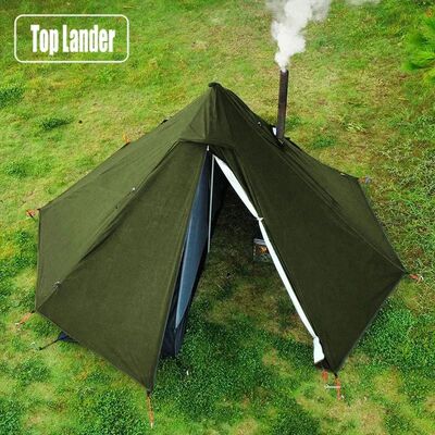 Camping Hot Tent with Chimney Window Outdoor Ultralight Tipi