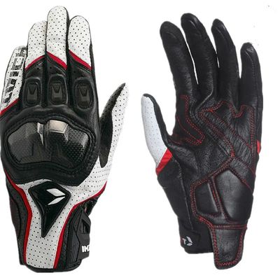 Motorcycle Gloves Genuine Leather Men's Motocross Racing Glo