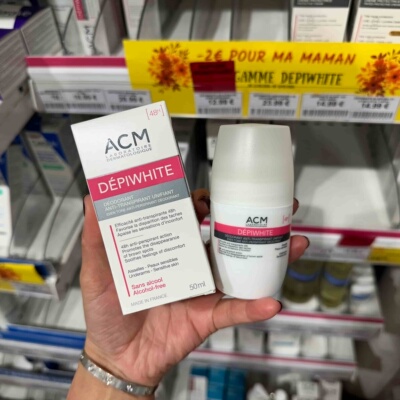巴黎BC直邮ACM Dépiwhite 止汗除臭滚珠50ML 48小时改善色素沉着